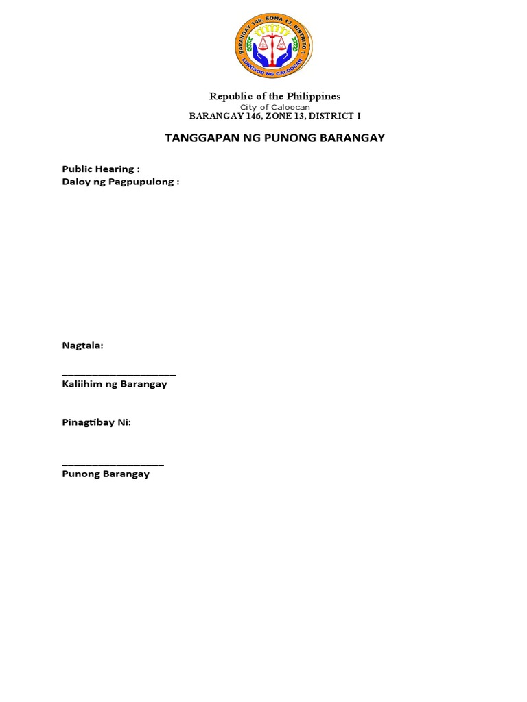 Public Hearing Minutes | PDF