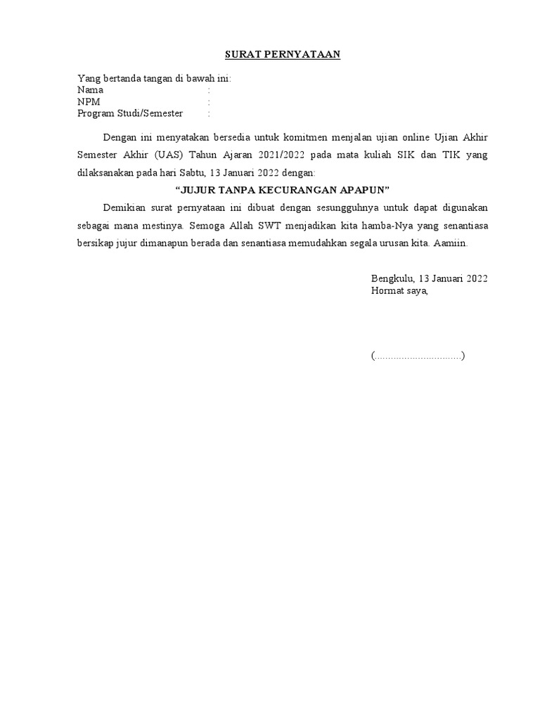 UAS SIK Dan TIK | PDF