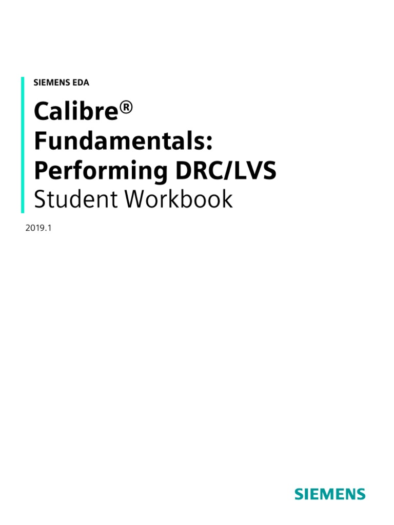 Calibre Fundamentals Performing DRC Lvs - 063568 | Download Free PDF ...