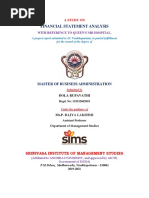 Financial Analysis of AMUL | PDF | Cash Flow Statement | Depreciation