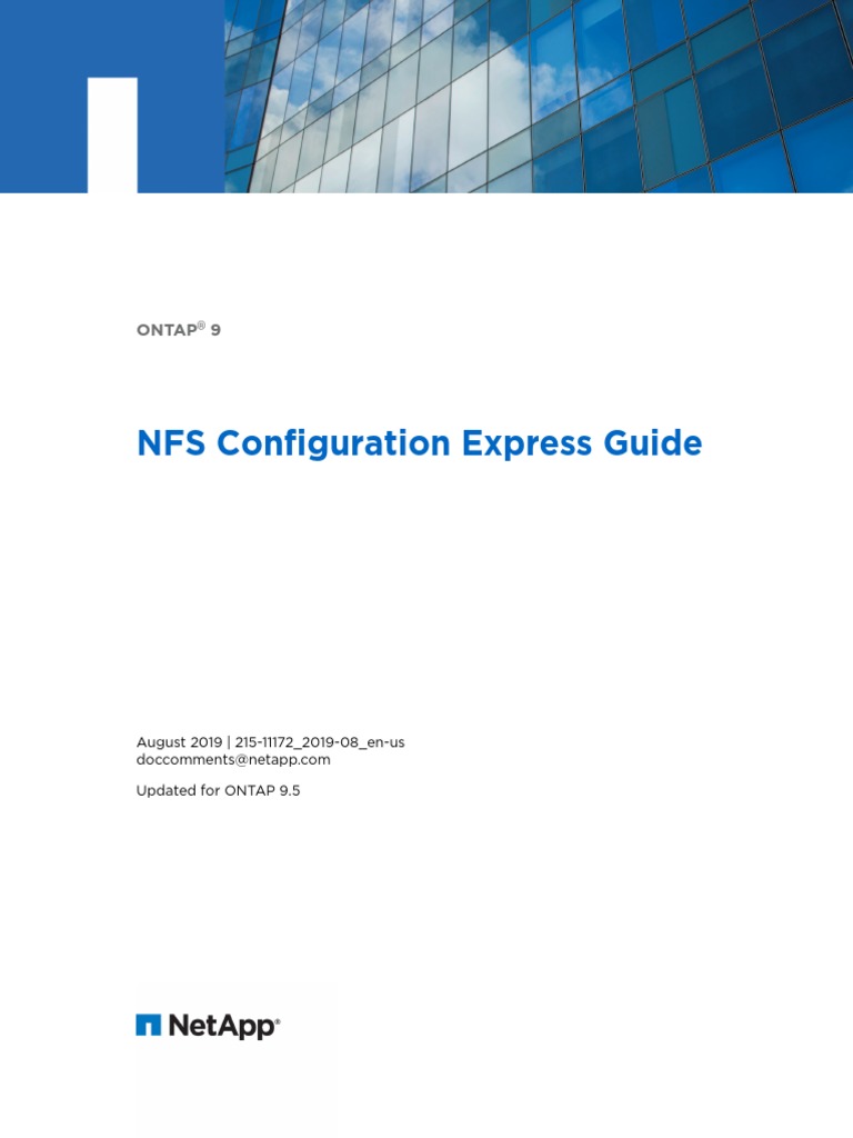 NFS Configuration Express Guide: Ontap 9 | PDF | Computer File | Directory (Computing)