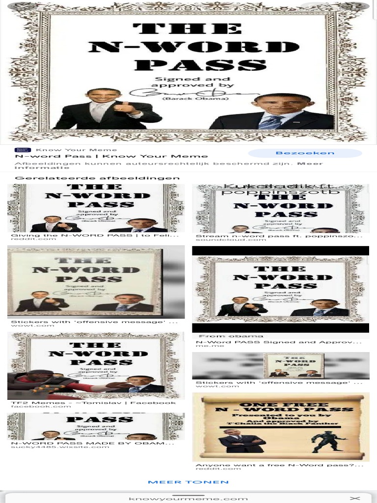 Free N Word Pass - Google Zoeken | PDF