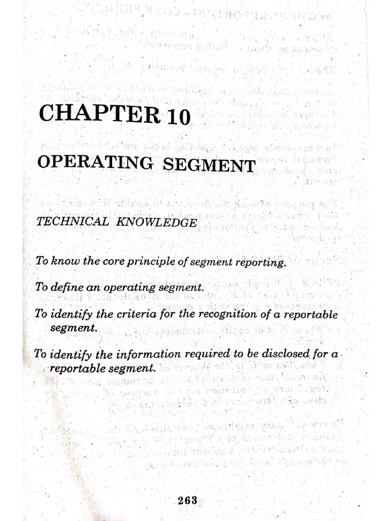 Operating Segment | PDF