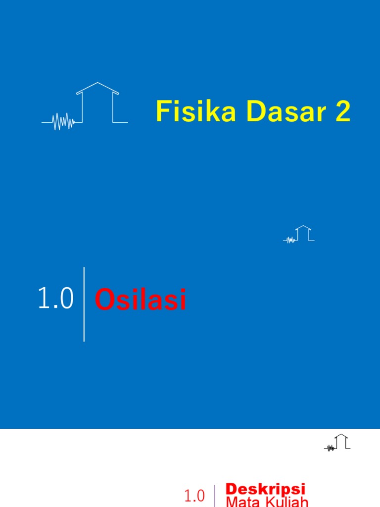 Materi Osilasi dalam Fisika Dasar 2 | PDF