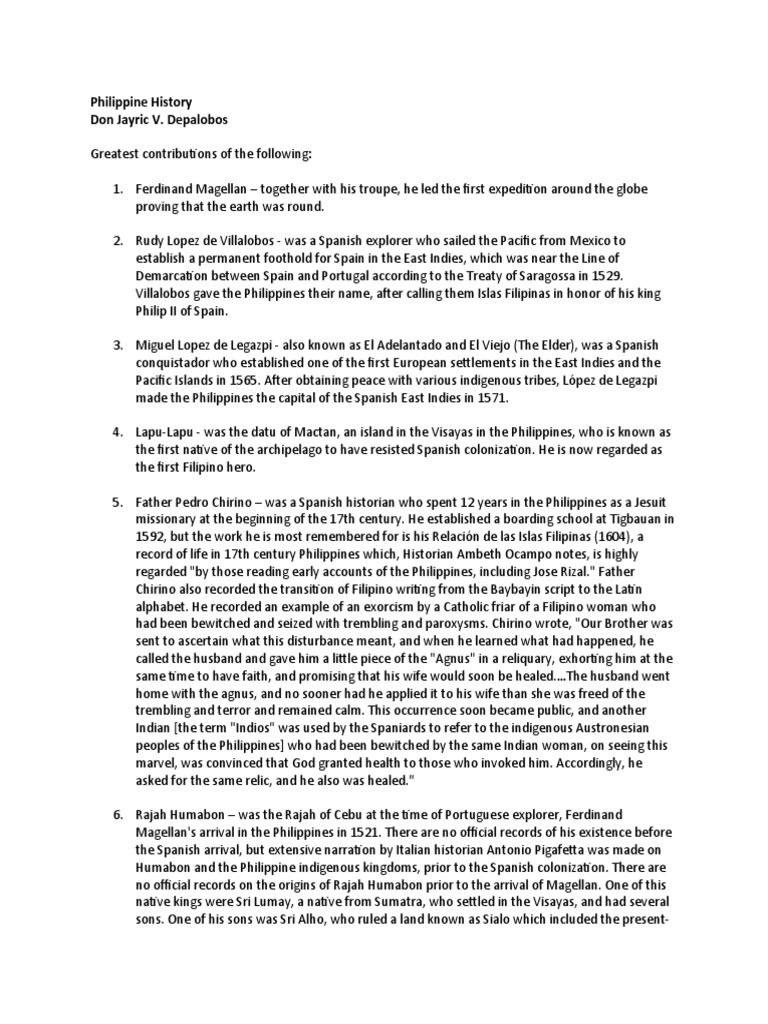 Philippine History | PDF | Philippines | Southeast Asia