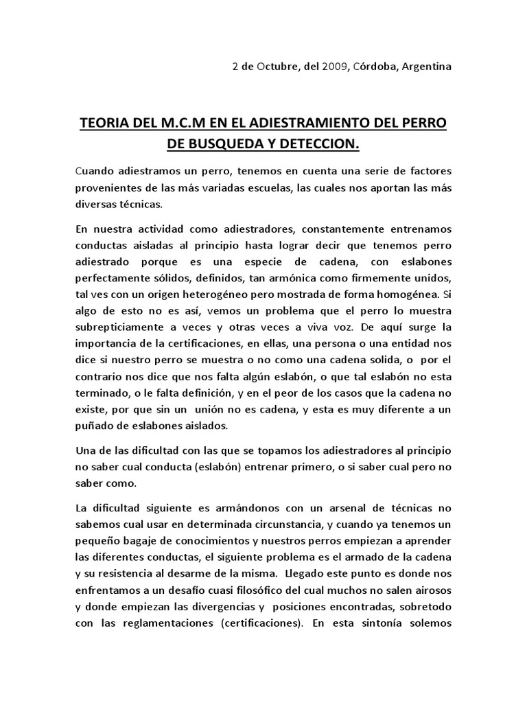 Teoria Del MCM | PDF