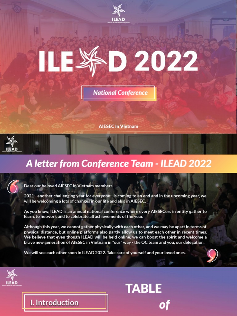 Ilead 2022 Official Registration Booklet Download Free Pdf World
