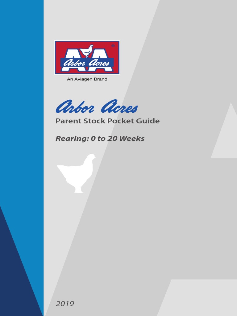 Parent Stock Pocket Guide: Rearing: 0 To 20 Weeks | PDF | Birds | Water