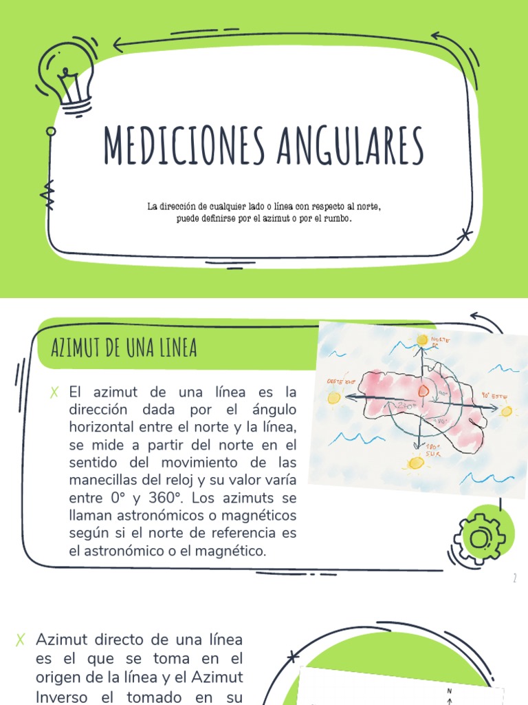 Rumbo y Azimut | PDF | Azimut | Metrología