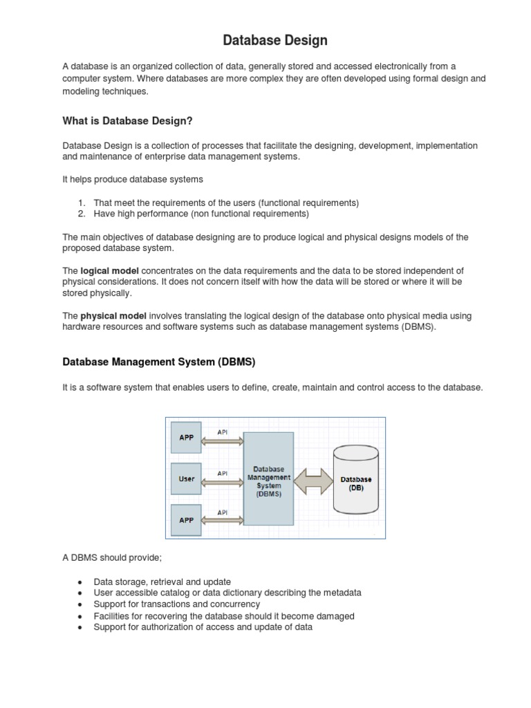 Database Design 1 | PDF | Databases | Database Design