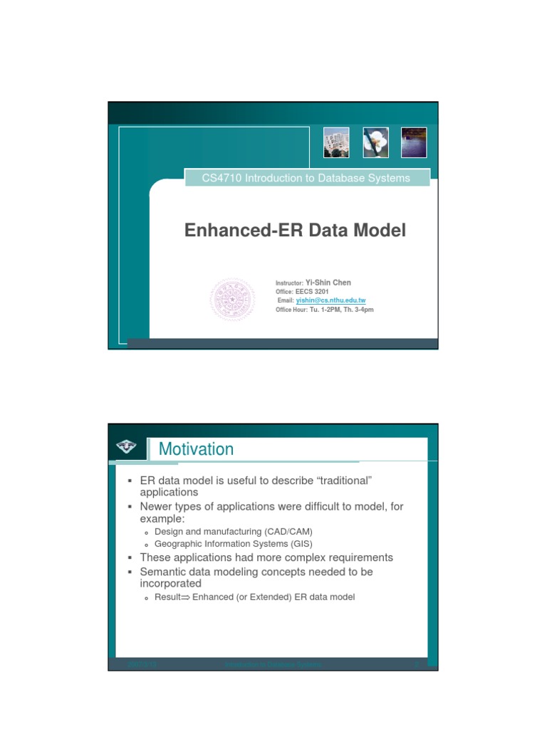 EER Model Handout | PDF | Inheritance (Object Oriented Programming) | Data Model