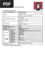 Daftar Riwayat Hidup | PDF