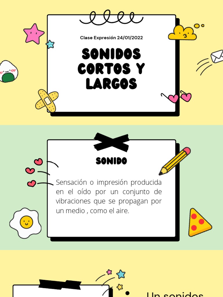 Sonidos Cortos y Largos | PDF
