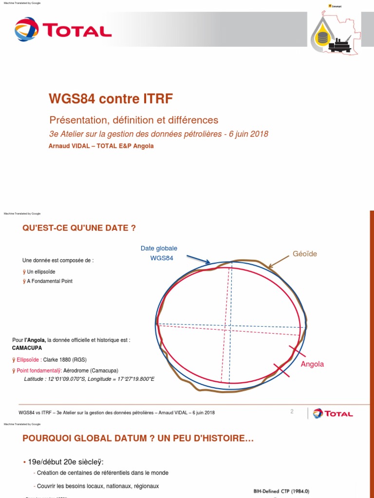 05 TOTAL WGS84 Vs ITRF | PDF | Géodésie | La navigation