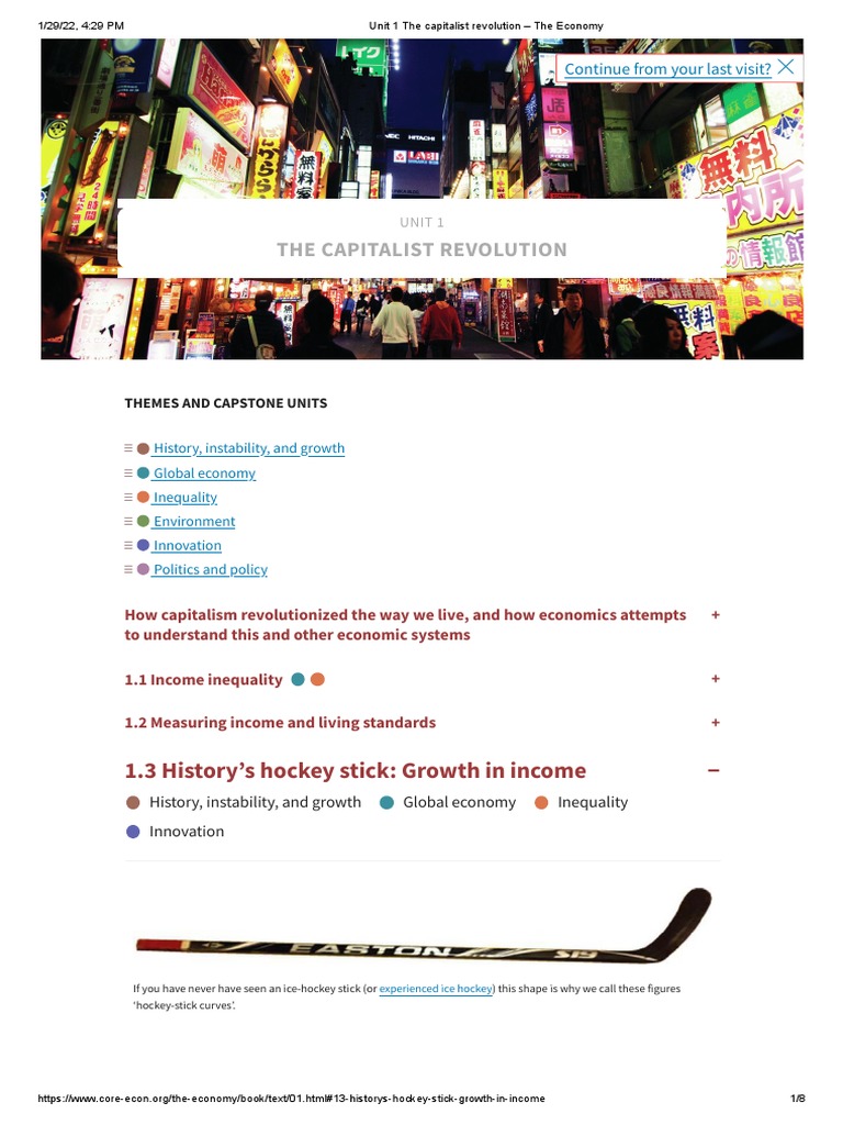 Unit 1.3 The Capitalist Revolution - The Economy | PDF | Economic ...