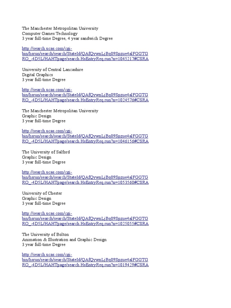 Uni Choices | PDF