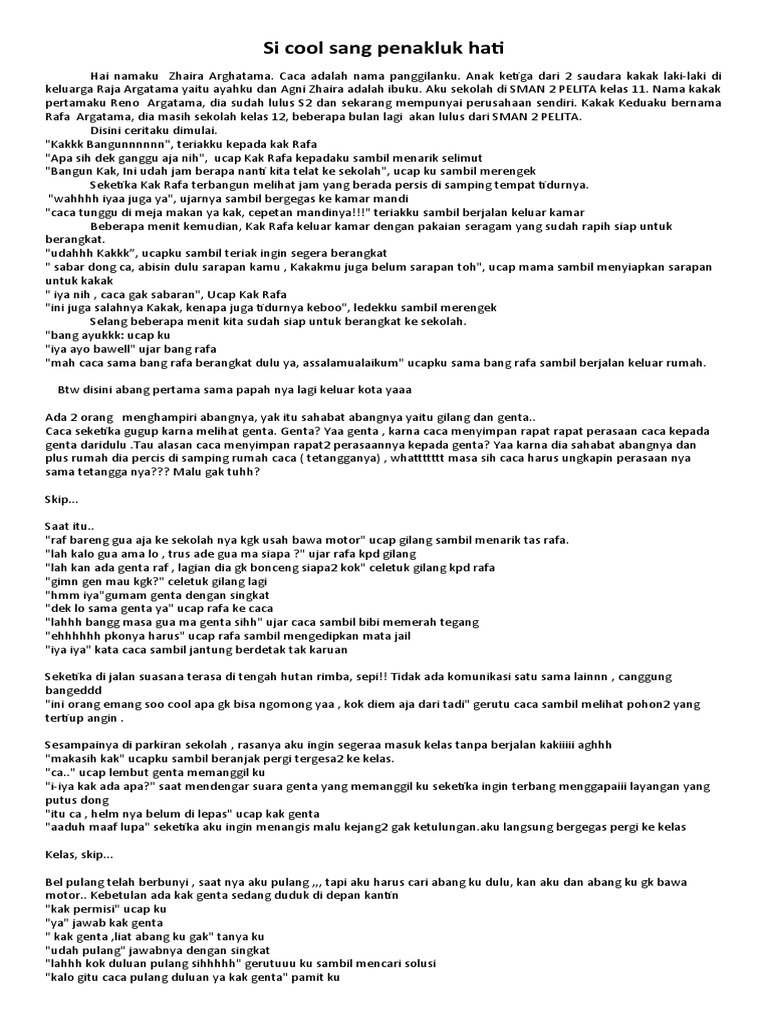 Cerpen Indonesia | PDF