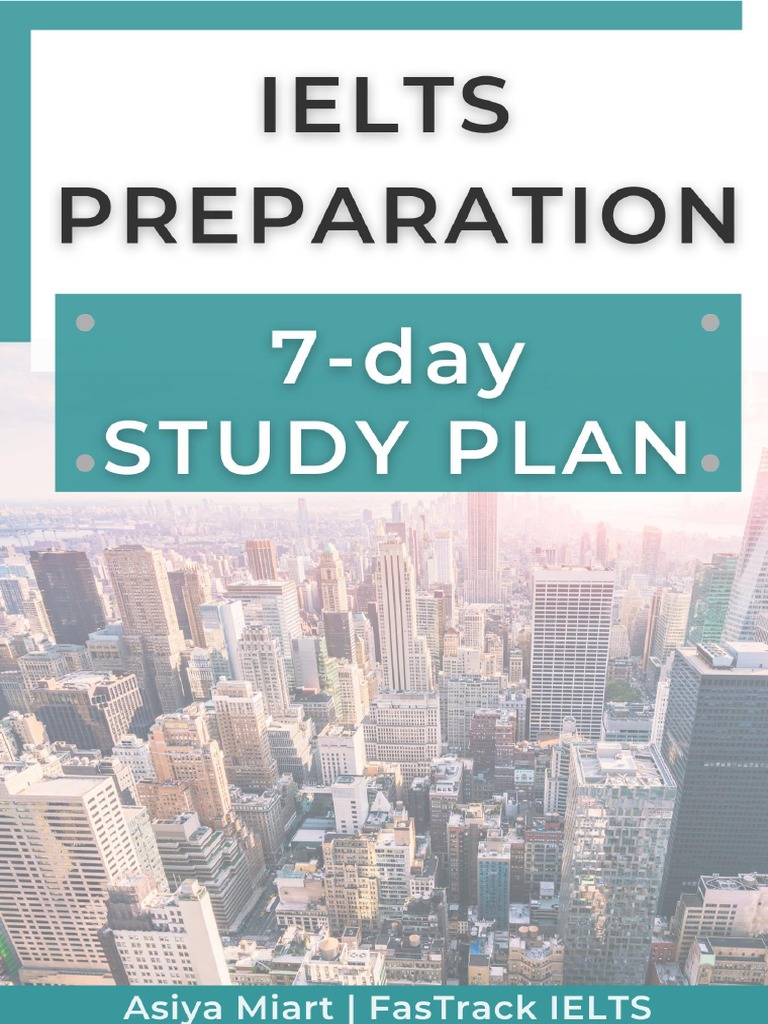 Ielts Study Plan 7 Days | PDF | International English Language Testing ...
