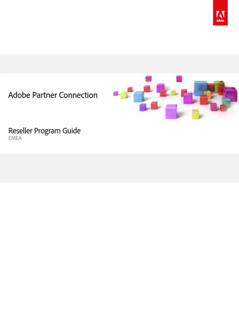 Adobe Partner Connection: Reseller Program Guide | PDF | Subscription Business Model | Marketing