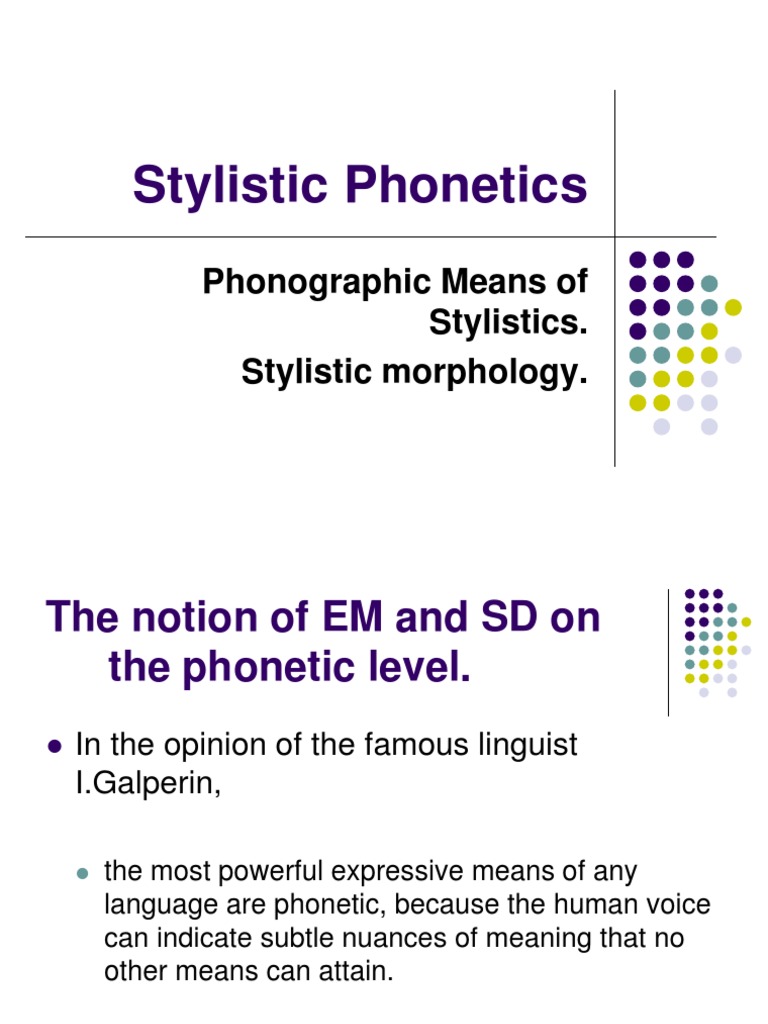 Stylistic Phonetics | PDF | Poetry | Syllable
