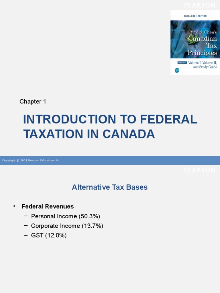Introduction To Federal Taxation in Canada | PDF | Taxes | Tax Deduction