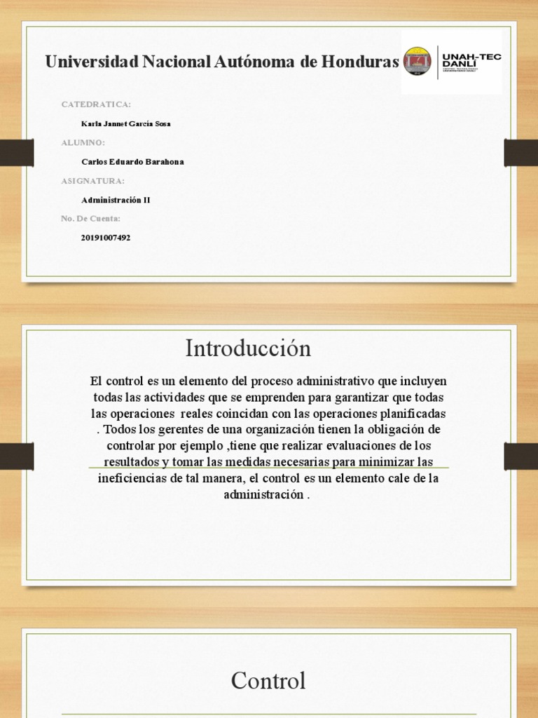 Presentacion Control | PDF | Planificación | Realimentación