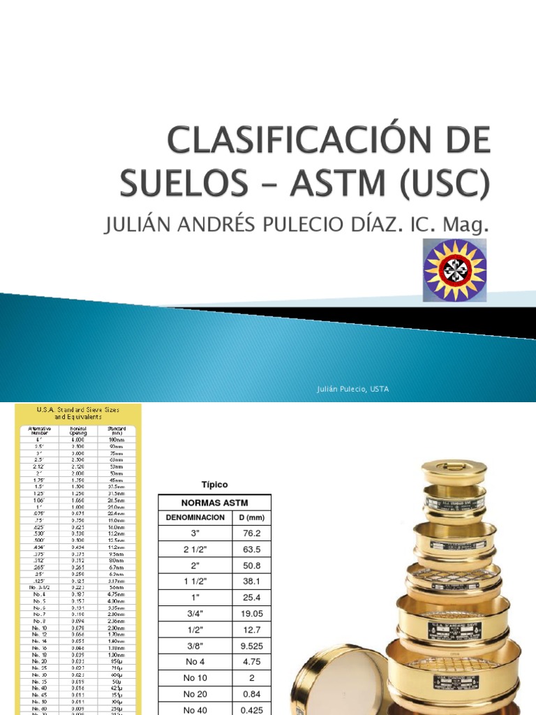 Exp. Clasificación Astm (Usc) y Aashto | PDF | Paisaje | Albañilería