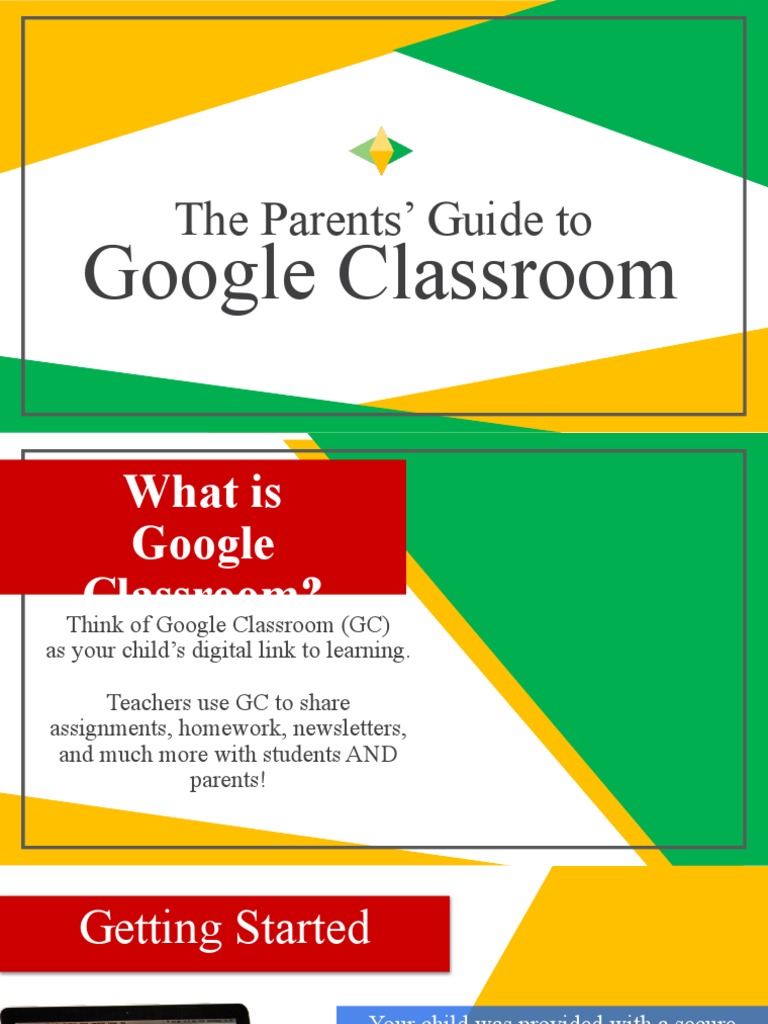 Parents' Guide To Google Classroom | PDF | Software Development ...