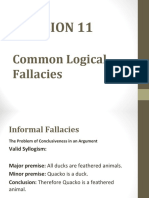 Master List of Logical Fallacies | PDF | Argument | Fallacy