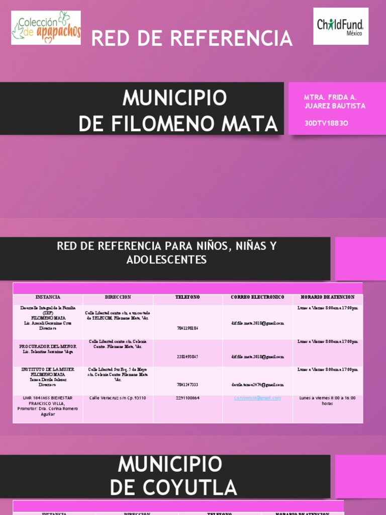Red de Referencia Frida Juarez | PDF | México