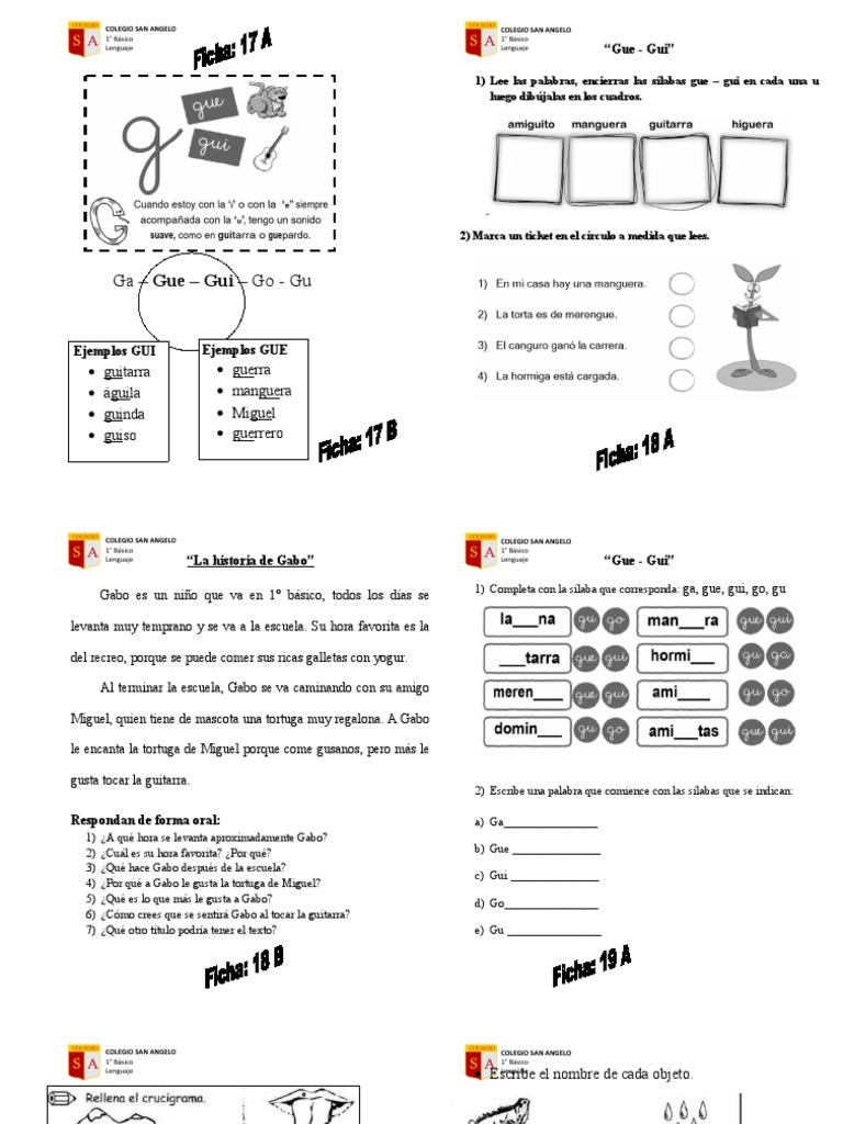 Fichas Gue-Gui | PDF