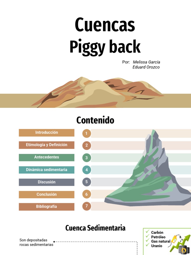 Cuencas Piggyback: Formación y Dinámica | PDF