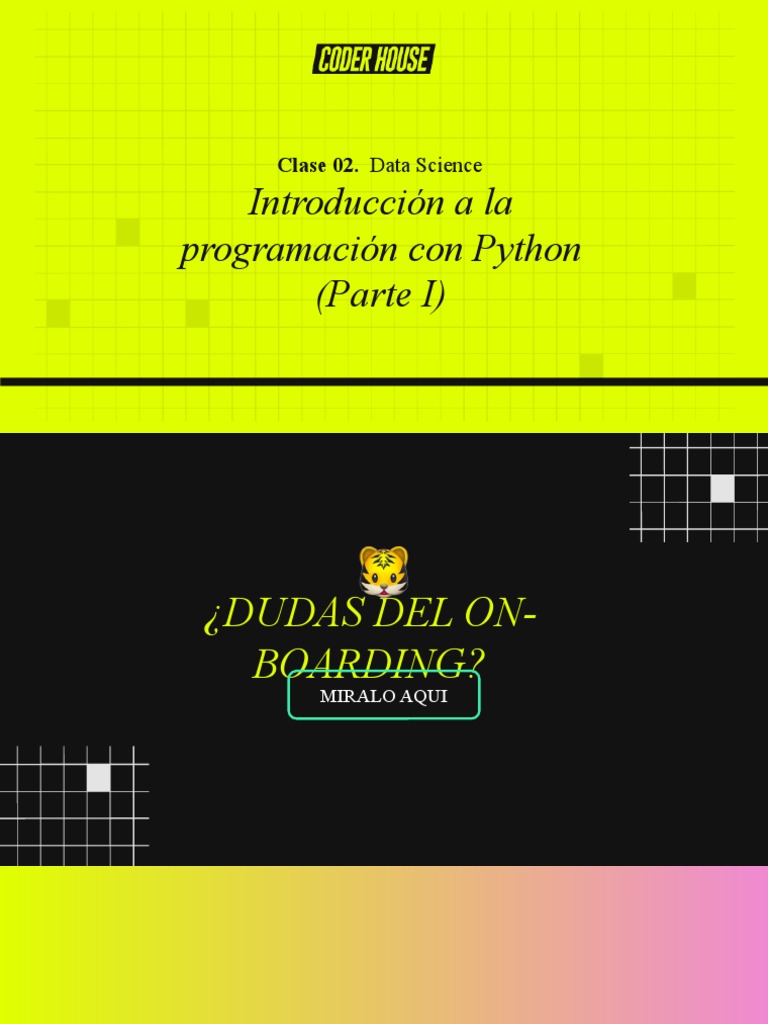 Clase 2 - Introducción A La Programación Con Python (Parte I) | PDF | Objeto (informática ...