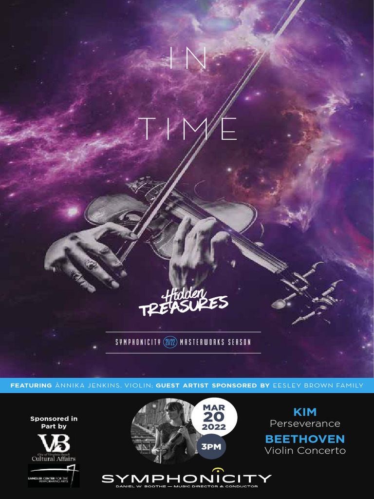 Symphonicity Masterworks: Annika Jenkins Violin Concert | PDF | Ludwig ...