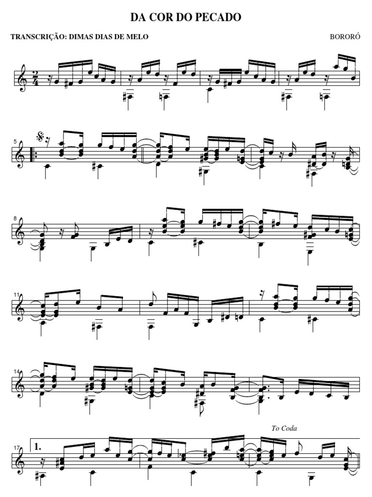 Da Cor Do Pecado | PDF | Calligraphie latin | Collation