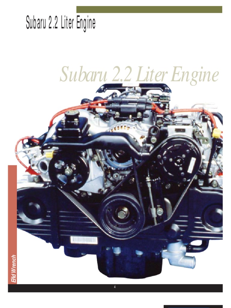 EJ22 Overhaul | PDF | Piston | Internal Combustion Engine