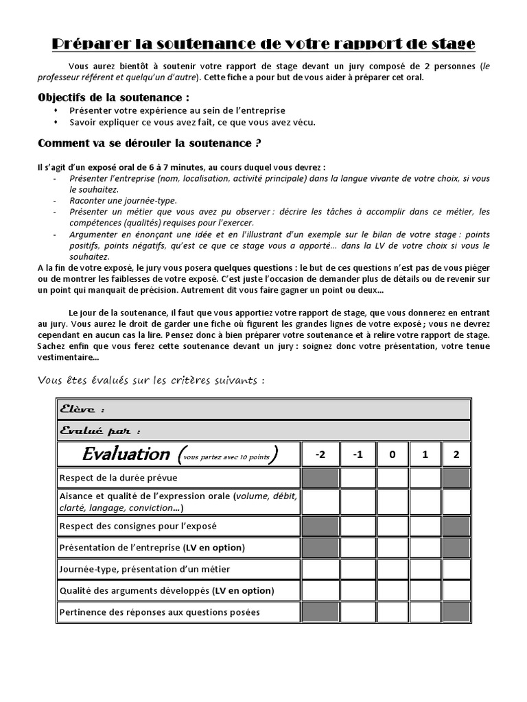 PDF Preparation de La Soutenance | PDF