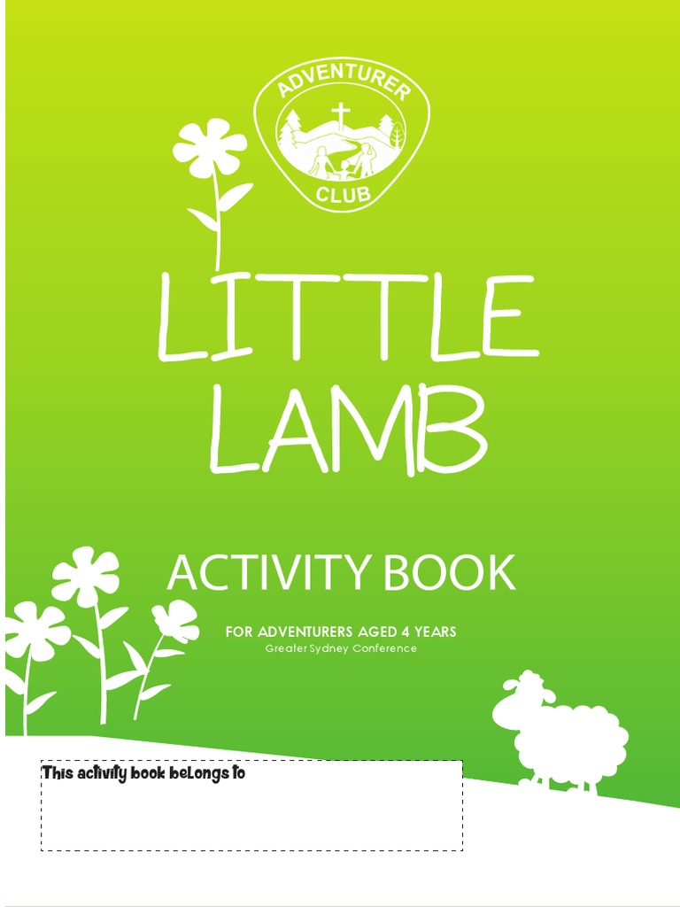 Little Lamb Activity Book for Adventurers | PDF