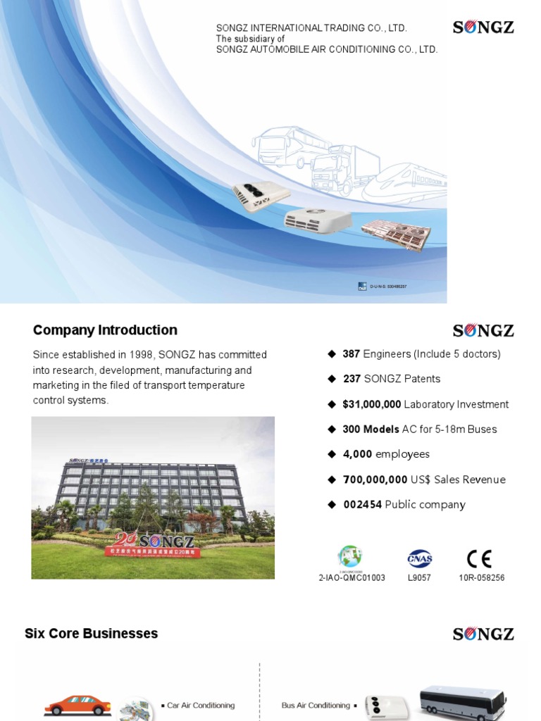 Songz International Trading Co., Ltd. The Subsidiary of Songz ...