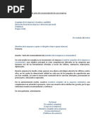 Modelo de Carta Informativa de Subida de Precios | PDF