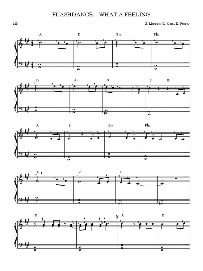 Flashdance... What A Feeling A | PDF