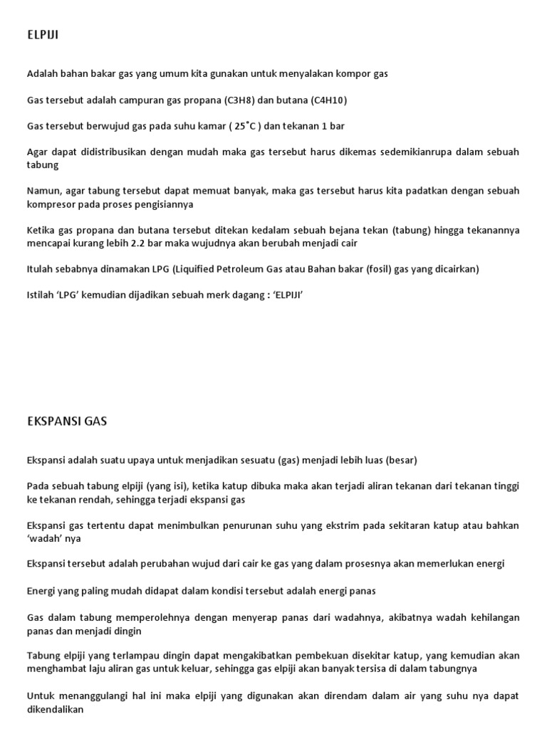 Ekspansi Gas | PDF