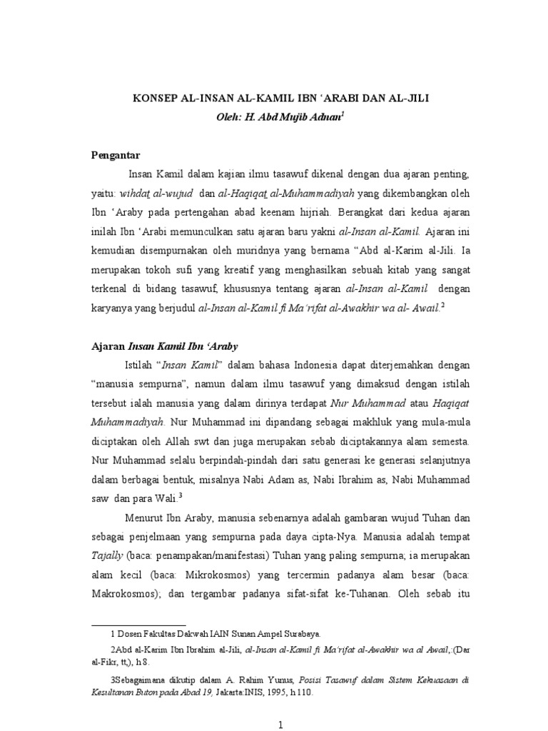 Konsep Insan Kamil | PDF