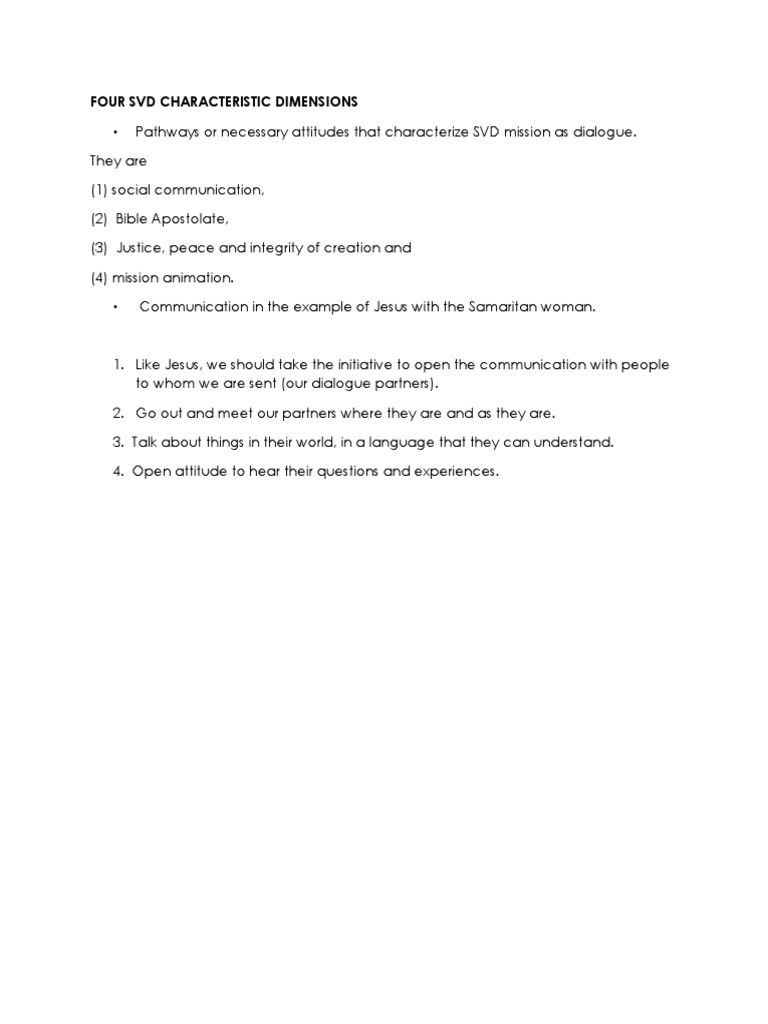 Four SVD Characteristic Dimensions | PDF