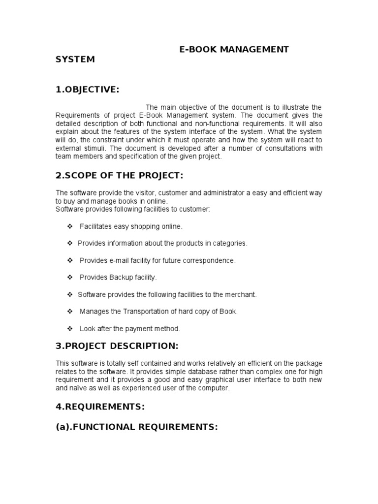 E-Book Management System | PDF | Unified Modeling Language | Automation