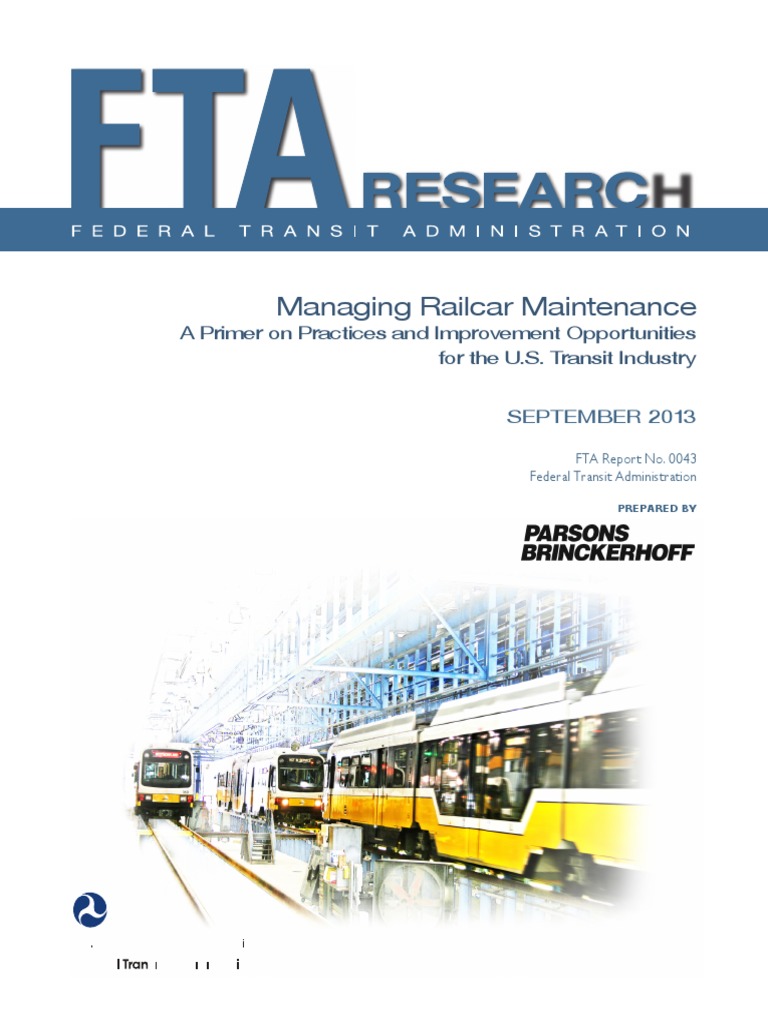 FTA Report No. 0043 | PDF | Train | Rail Transport