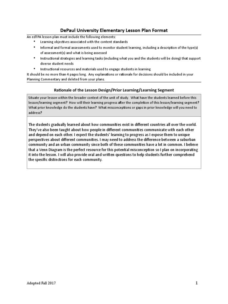 Social Studies LP - 3rd Grade | PDF | Learning | Lesson Plan