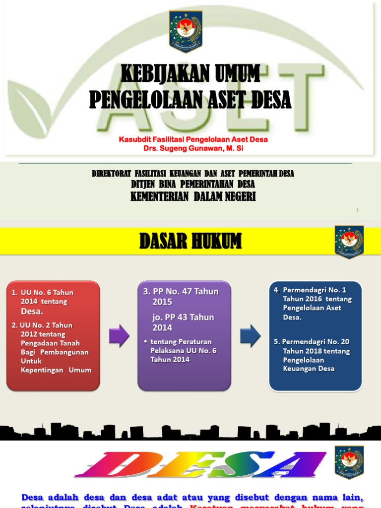 Pengelolaan Aset Desa Berdasarkan Permendagri | PDF