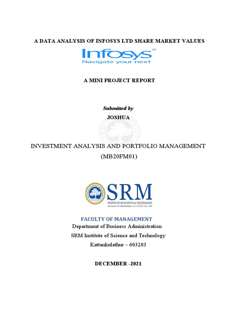 Data Analysis of Infosys Share | PDF | Return On Equity | Net Income