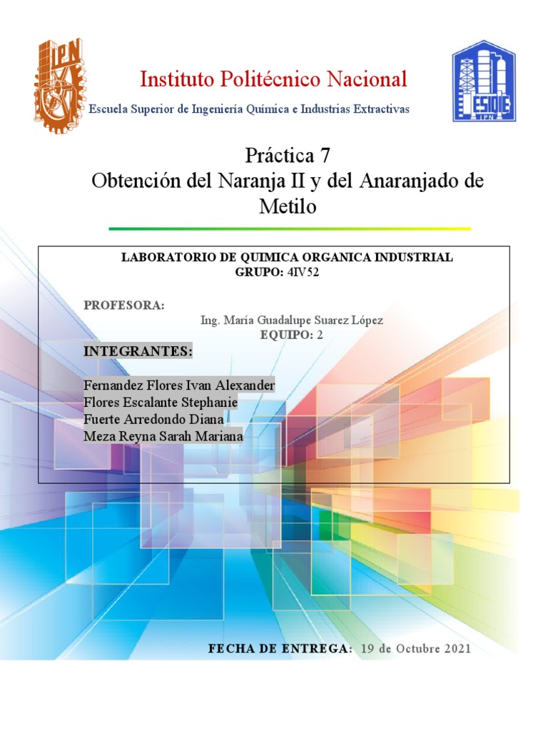 Naranja II y Anaranjado de Metilo | PDF | Color | Sal (química)